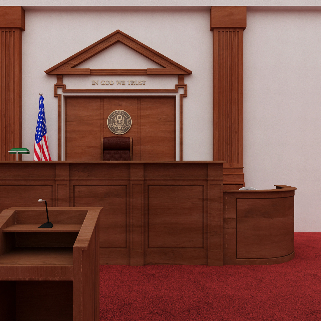 Courtroom - 3d Model