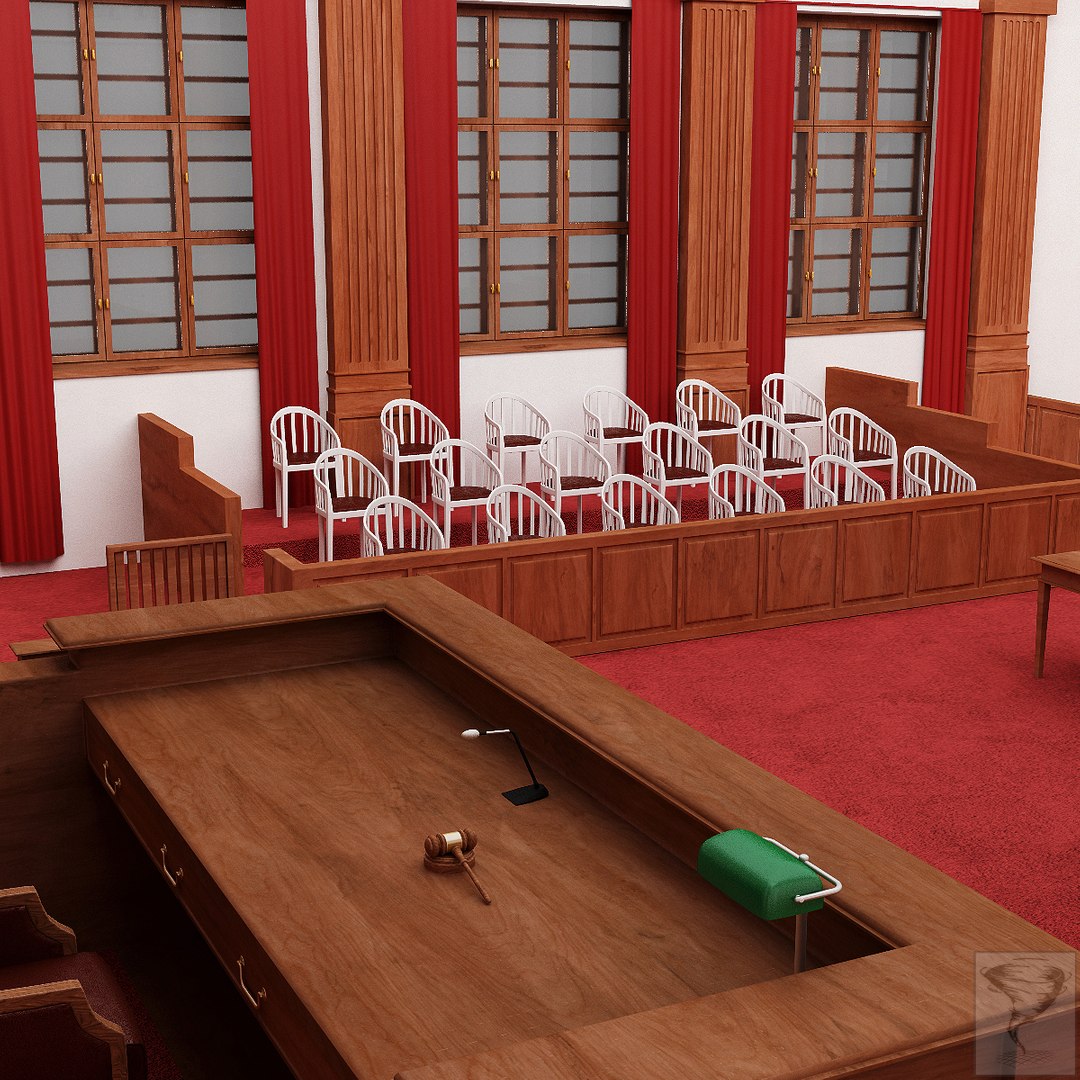Courtroom - 3d Model