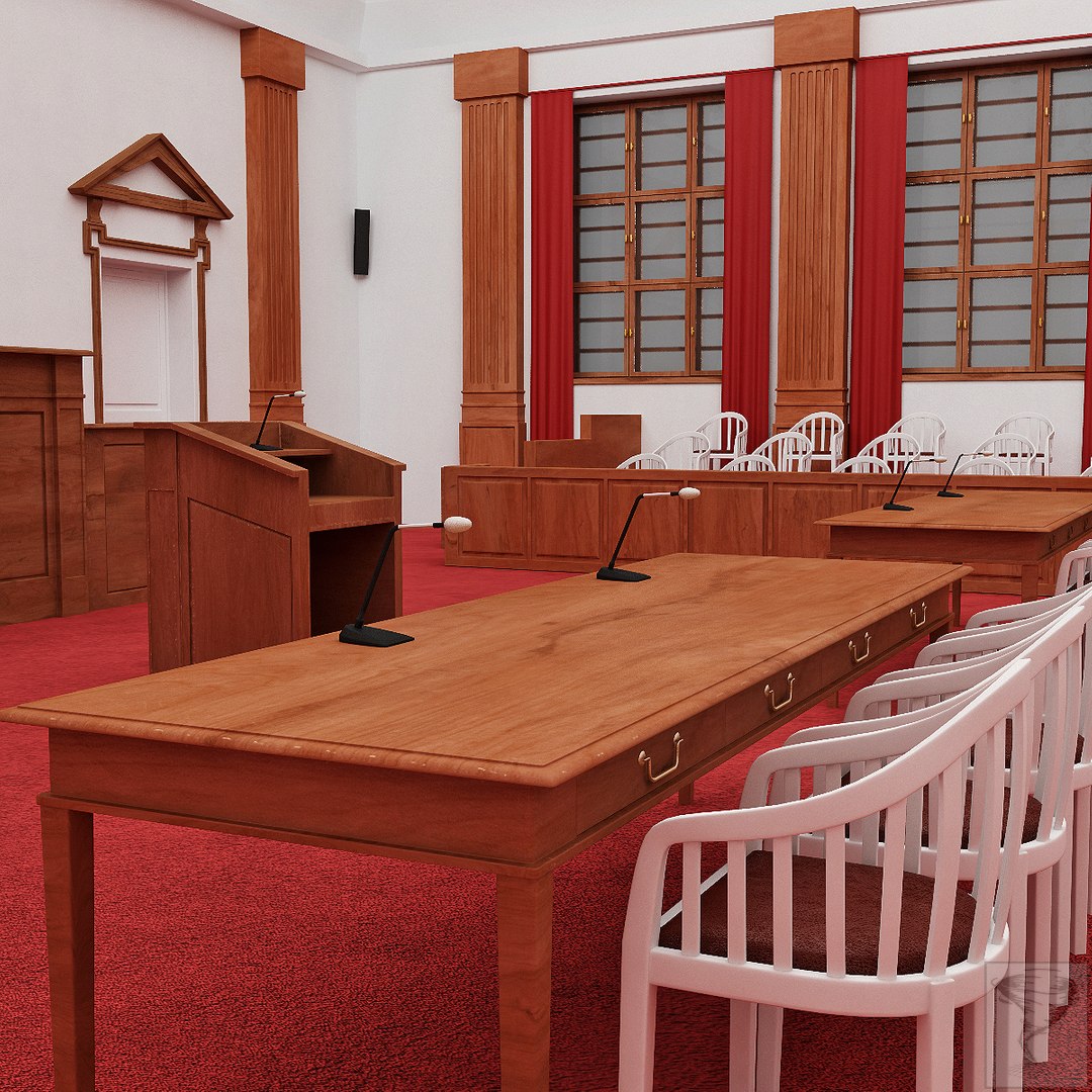 Courtroom - 3d Model