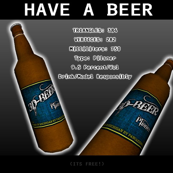 Free 3D Beer Models | TurboSquid