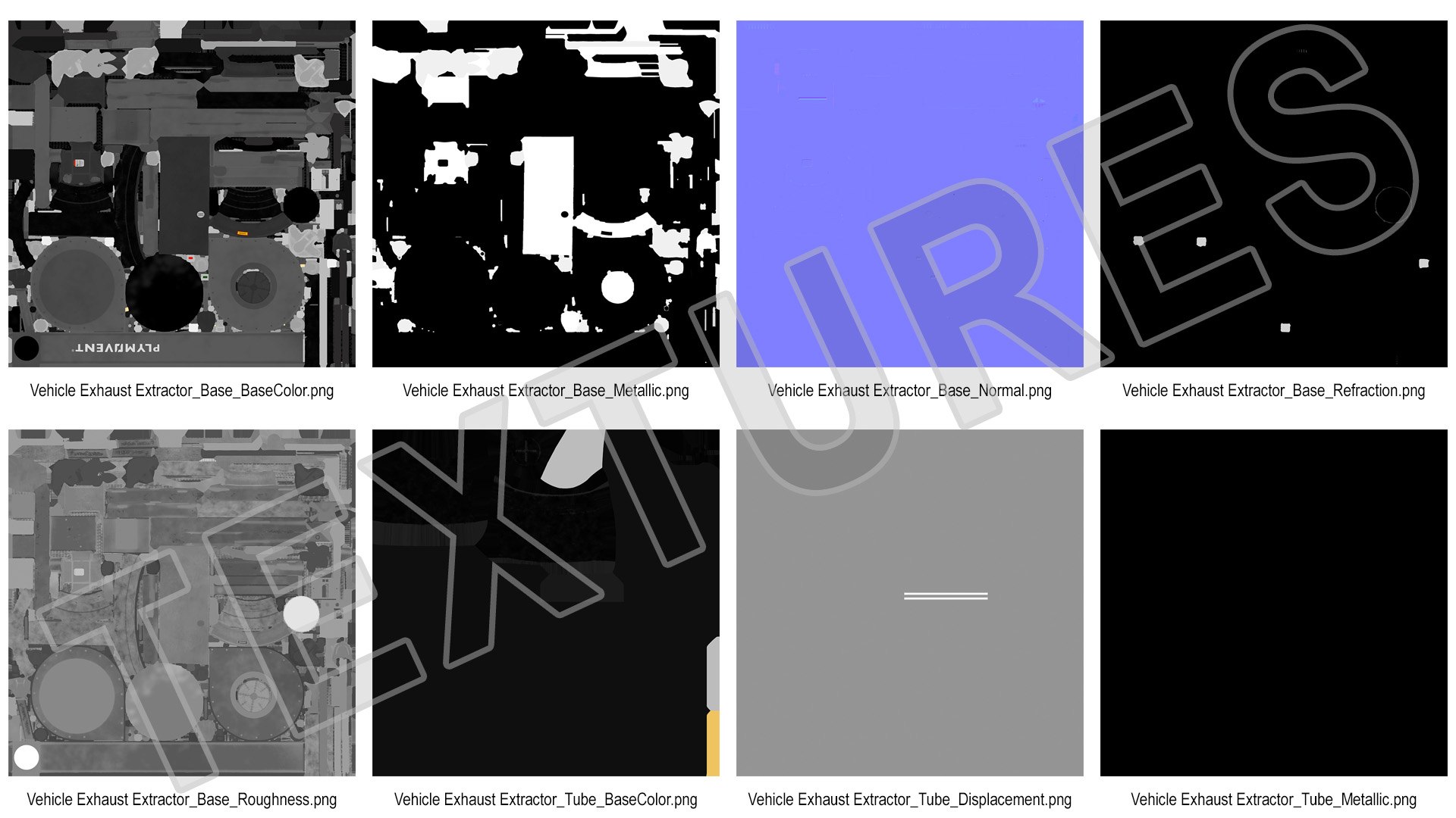 FumeCaddie Vehicle Exhaust Extractor Rigged For Maya 3D - TurboSquid 2386684