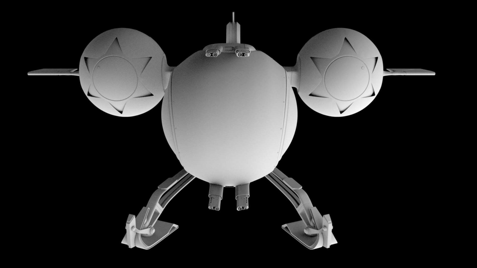 Bubbleship Bubble Ship 3d Obj