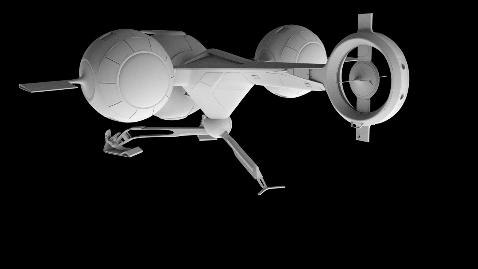 Bubbleship Bubble Ship 3d Obj