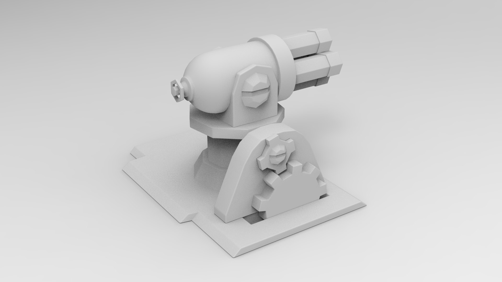 Turret 3D Model - TurboSquid 1746612
