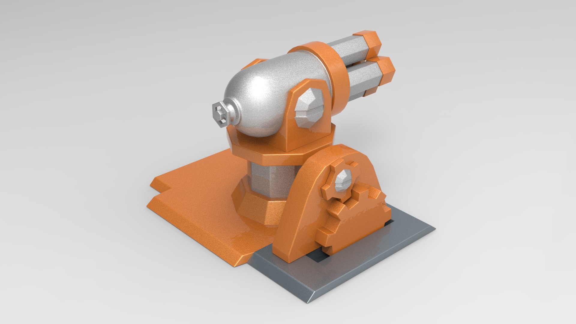Turret 3D Model - TurboSquid 1746612