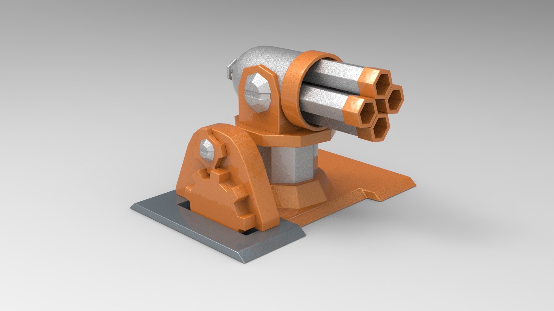 Turret 3D Model - TurboSquid 1746612