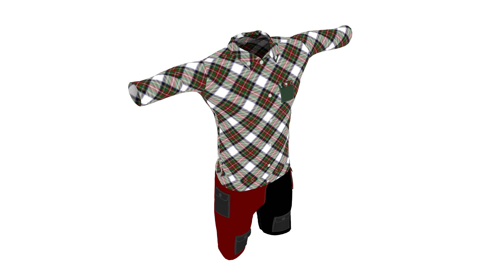 3D Man Outfit - TurboSquid 2109317