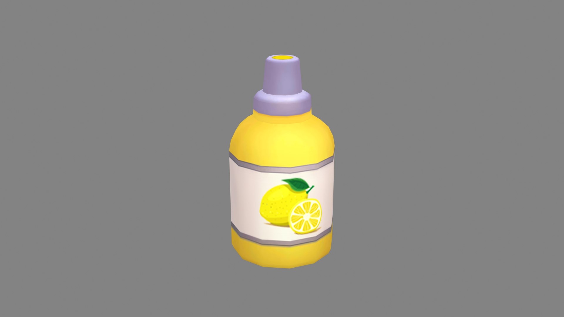 3D Cartoon Seasoning - Lemon Curd - Jam - Juice Model - TurboSquid 1936752