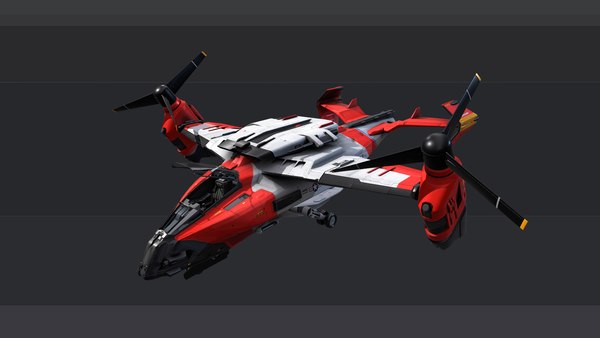 modelo 3d Ciencia ficción - VTOL Coast Guard - TurboSquid 1706024