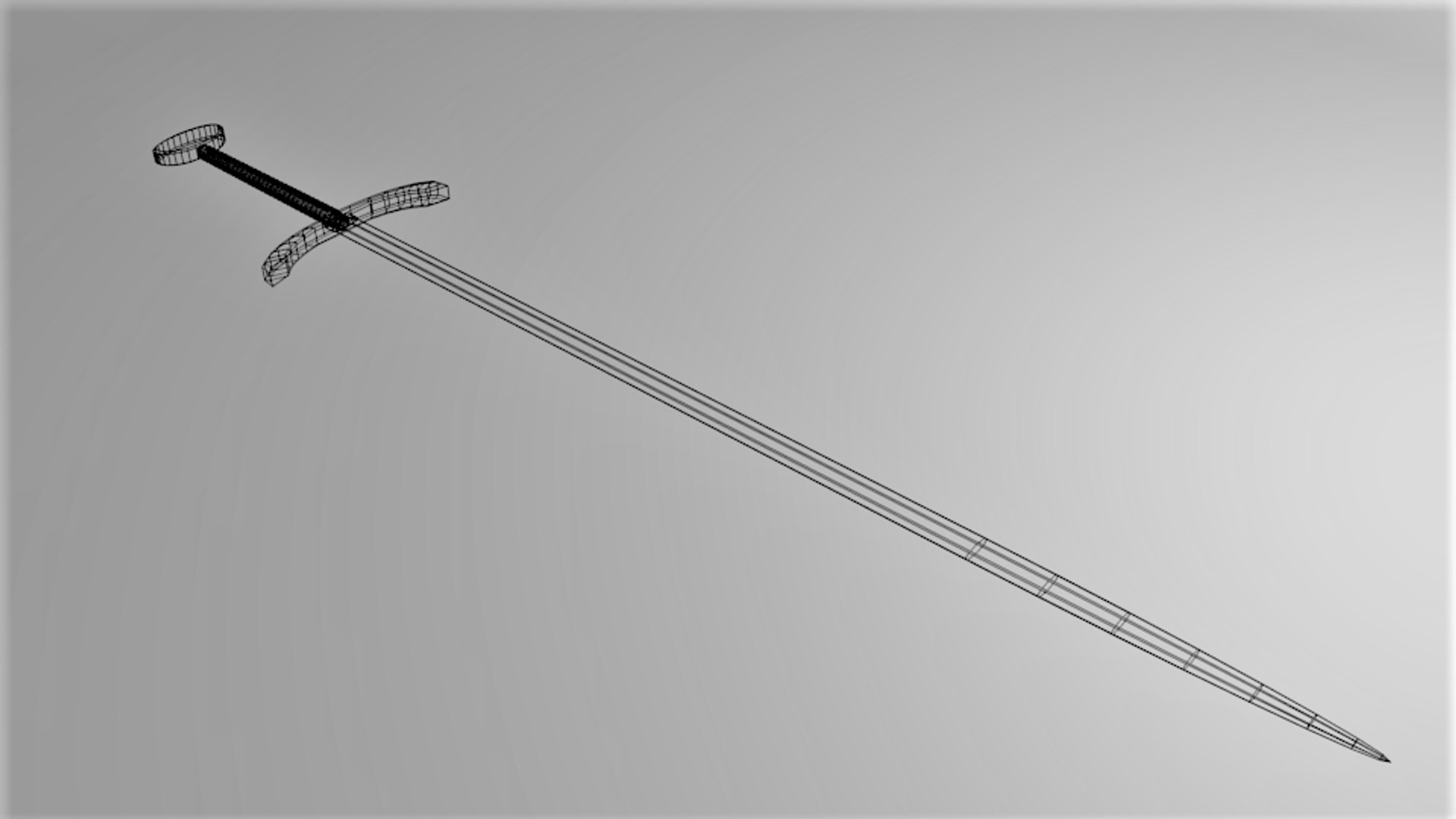 3D long sword 4 model - TurboSquid 1589270