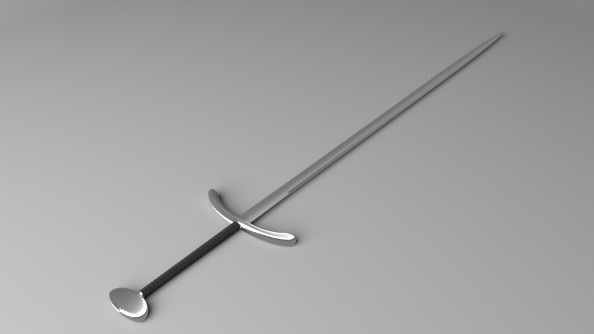 3D long sword 4 model - TurboSquid 1589270