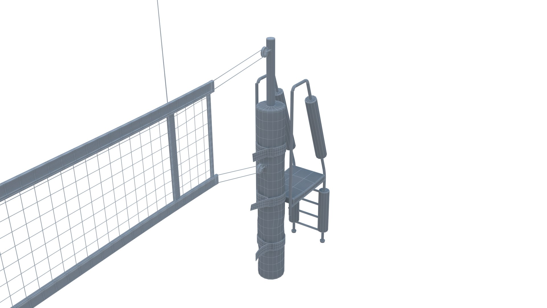 Volleyball Goal 3D Model - TurboSquid 2070683