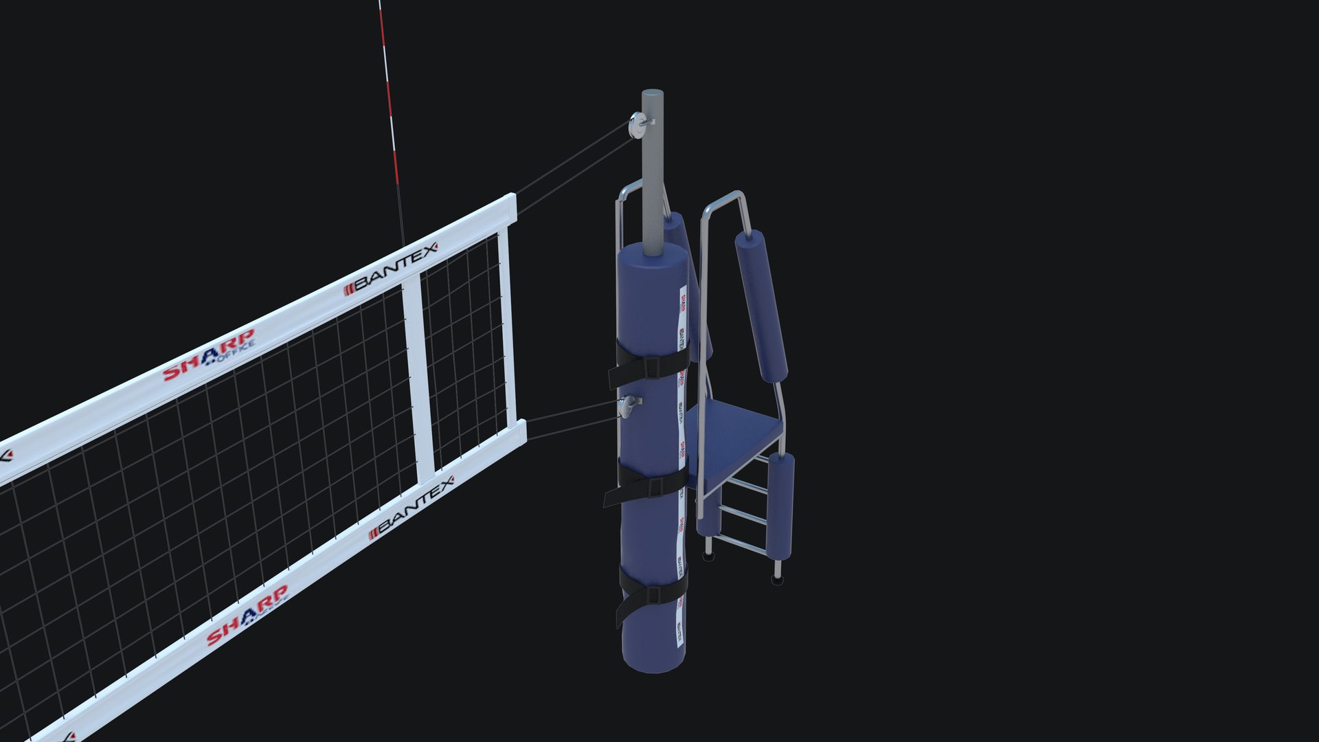 Volleyball Goal 3D Model - TurboSquid 2070683