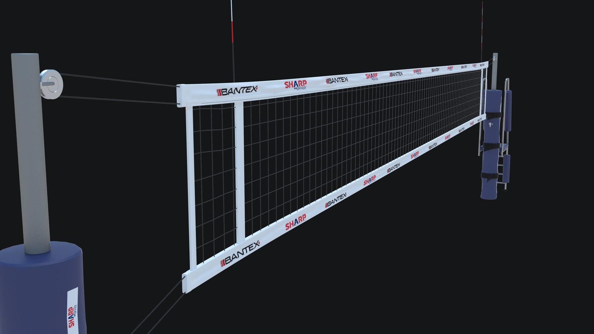 Volleyball Goal 3D Model - TurboSquid 2070683