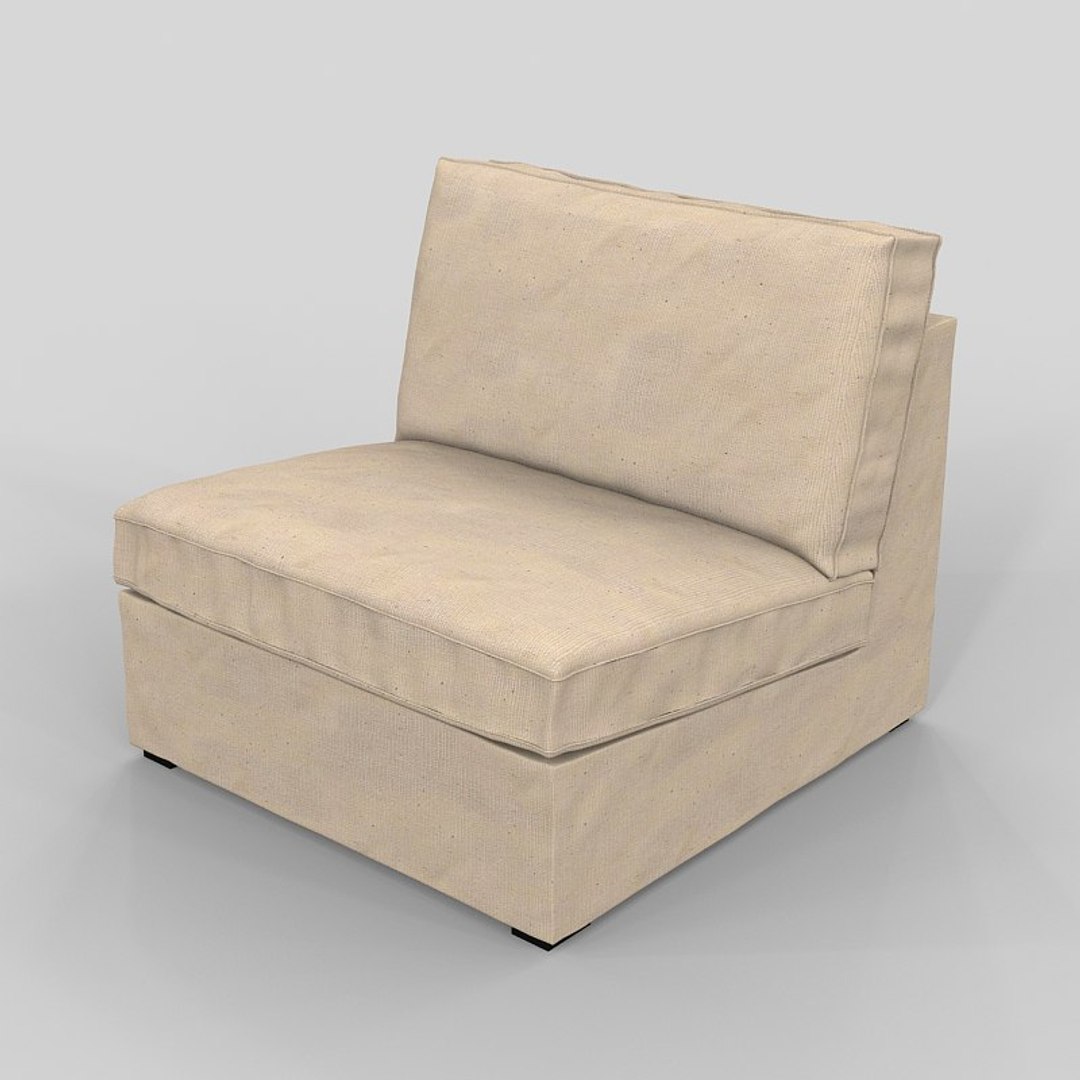 armchair ikea kivik 3d model