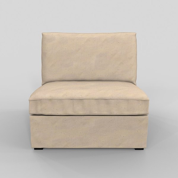 armchair ikea kivik 3d model