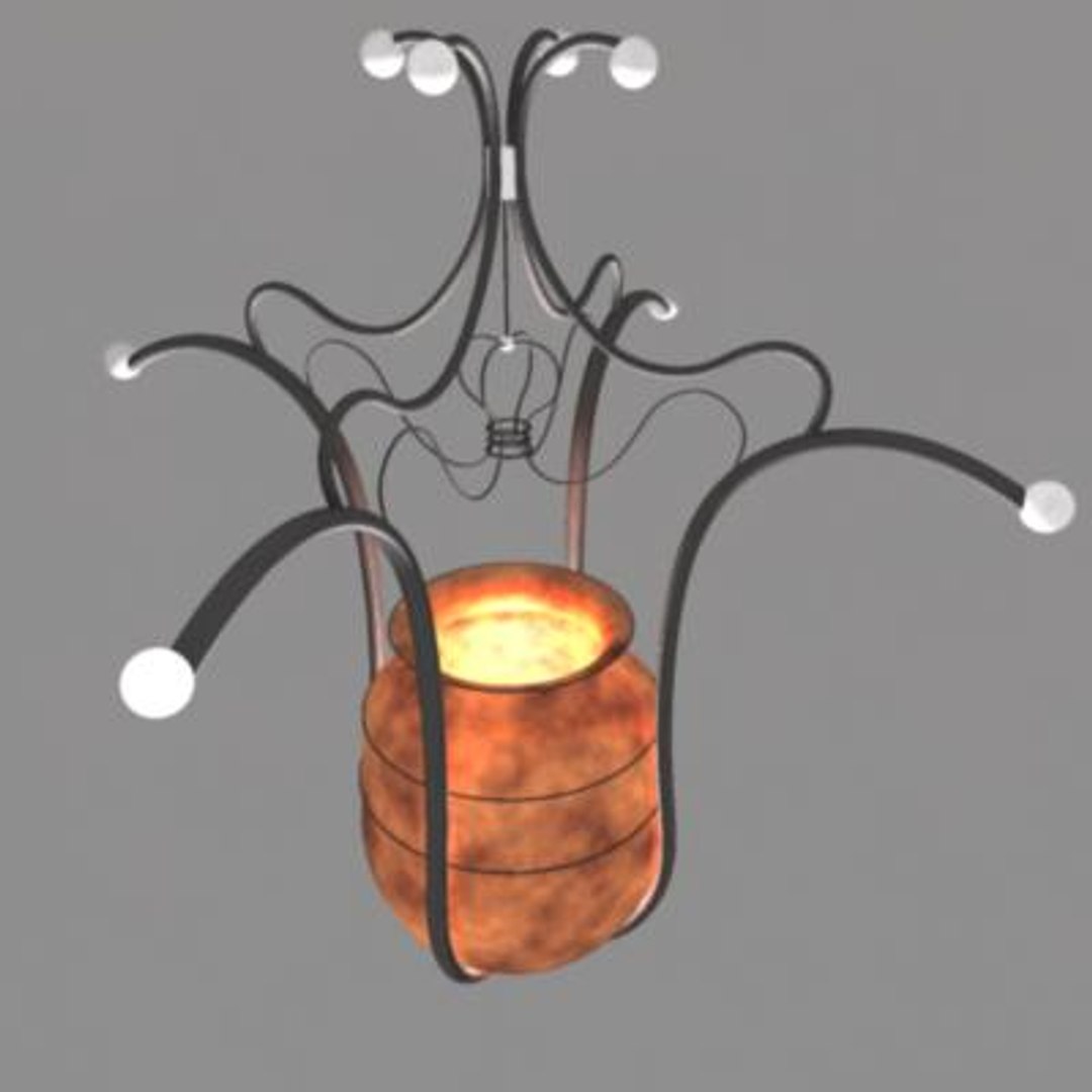 3d Hanging Lamp Model