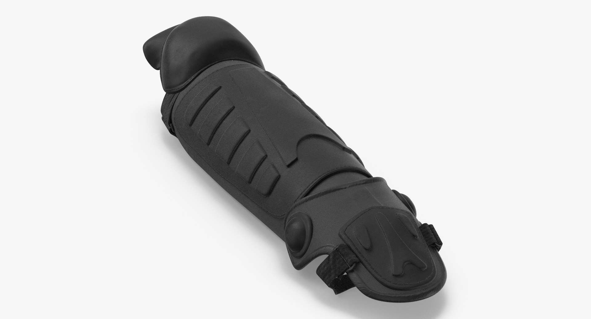 3d Model Of Police Riot Gear Leg