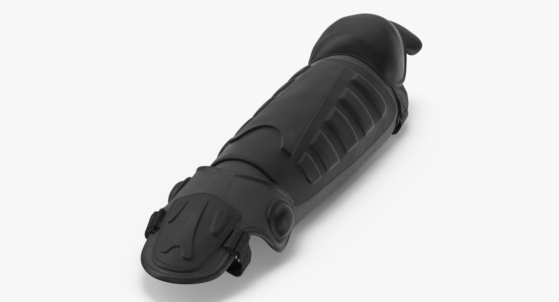 3d Model Of Police Riot Gear Leg