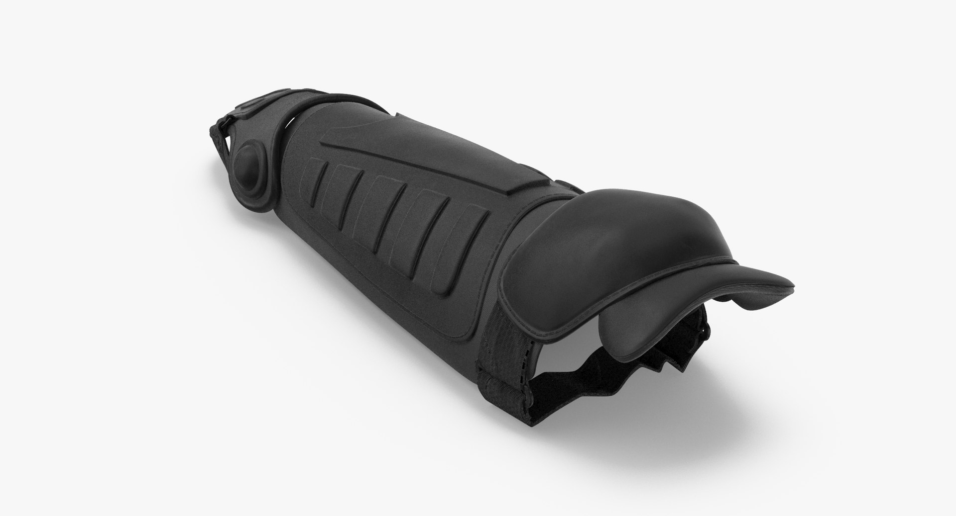 3d Model Of Police Riot Gear Leg
