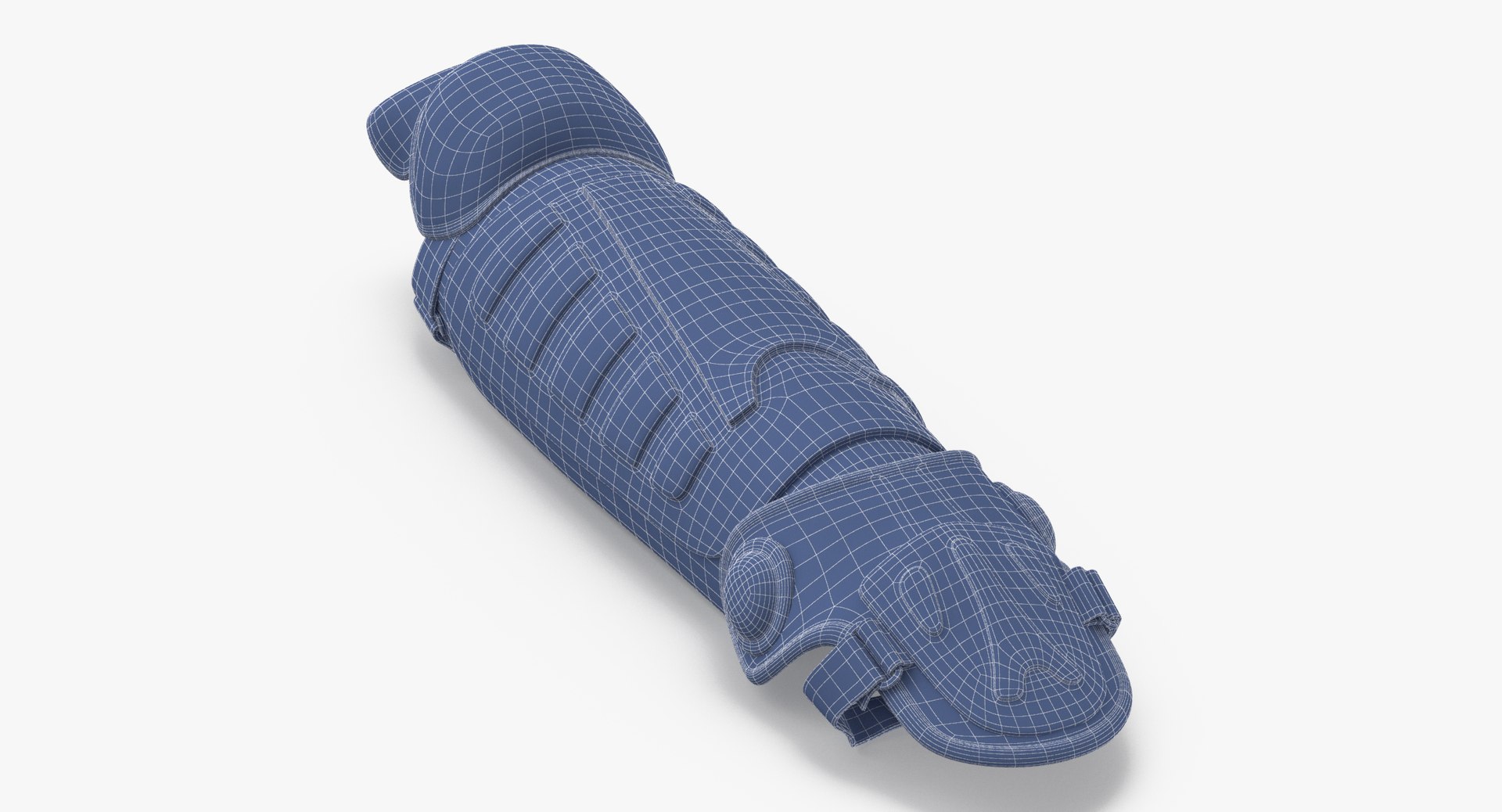 3d Model Of Police Riot Gear Leg