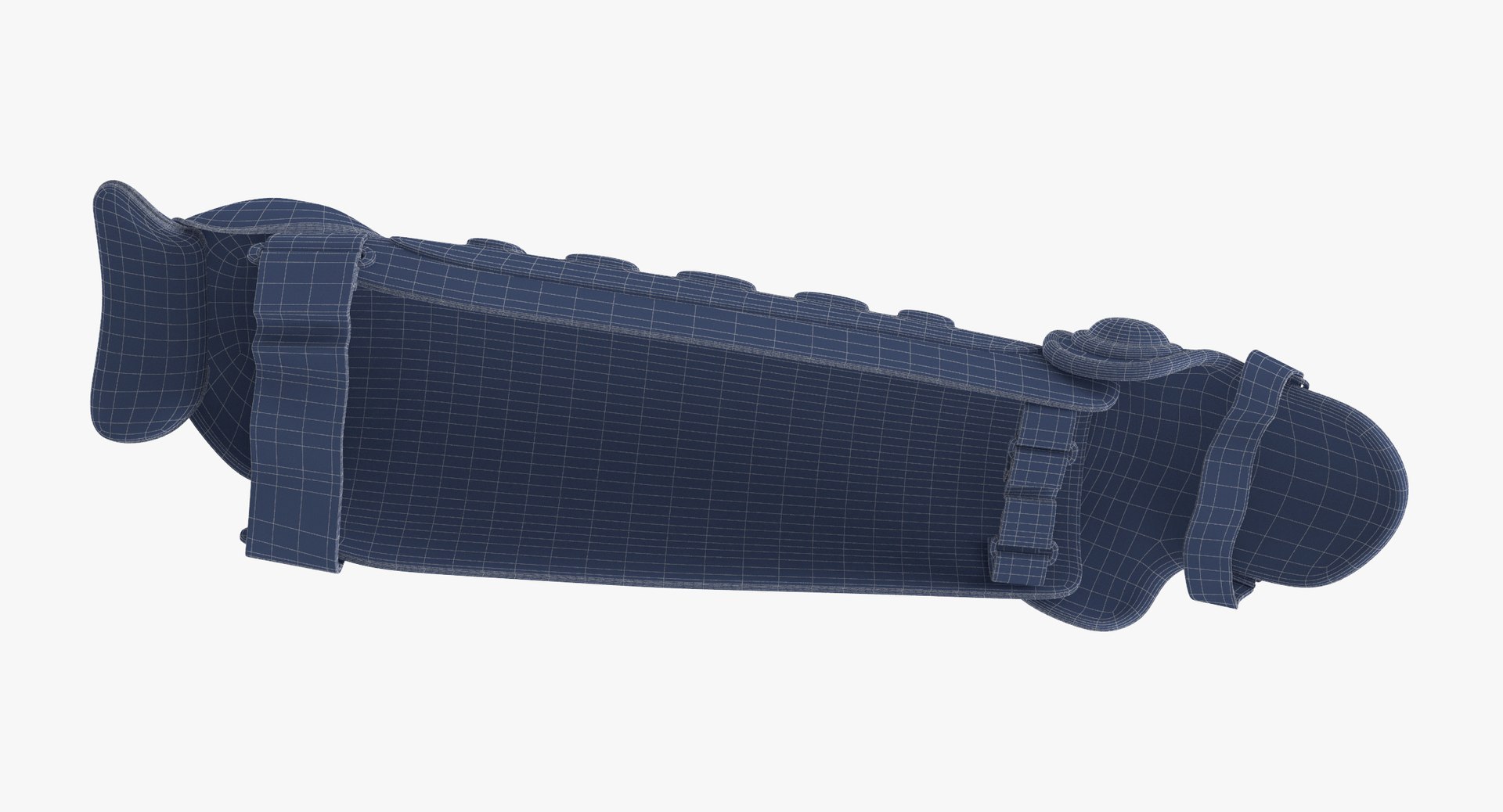 3d Model Of Police Riot Gear Leg