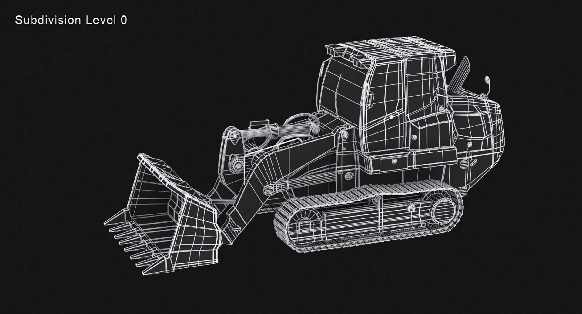 Crawler Loader 3d Model