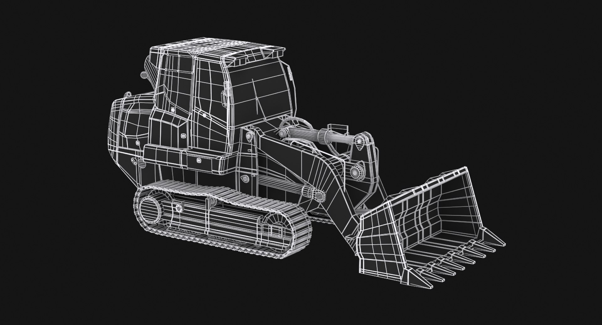 Crawler Loader 3d Model
