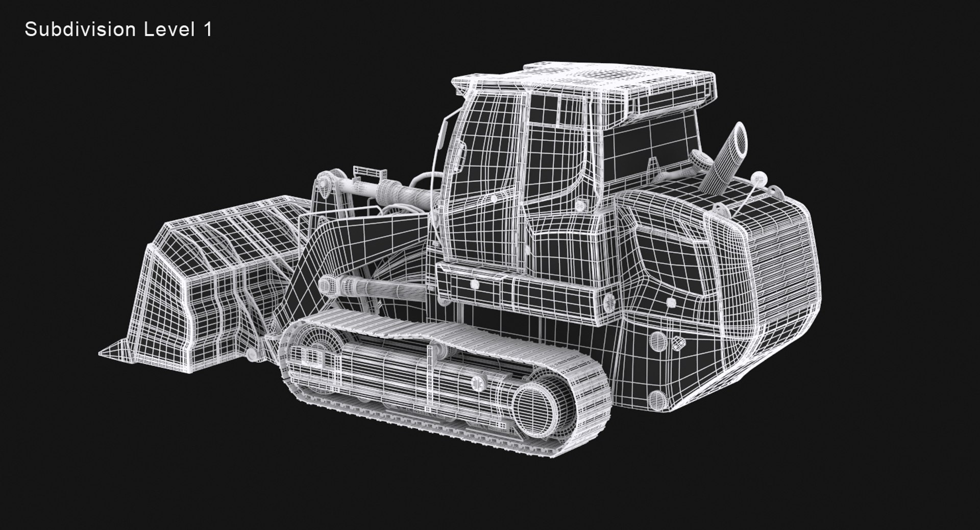 Crawler Loader 3d Model