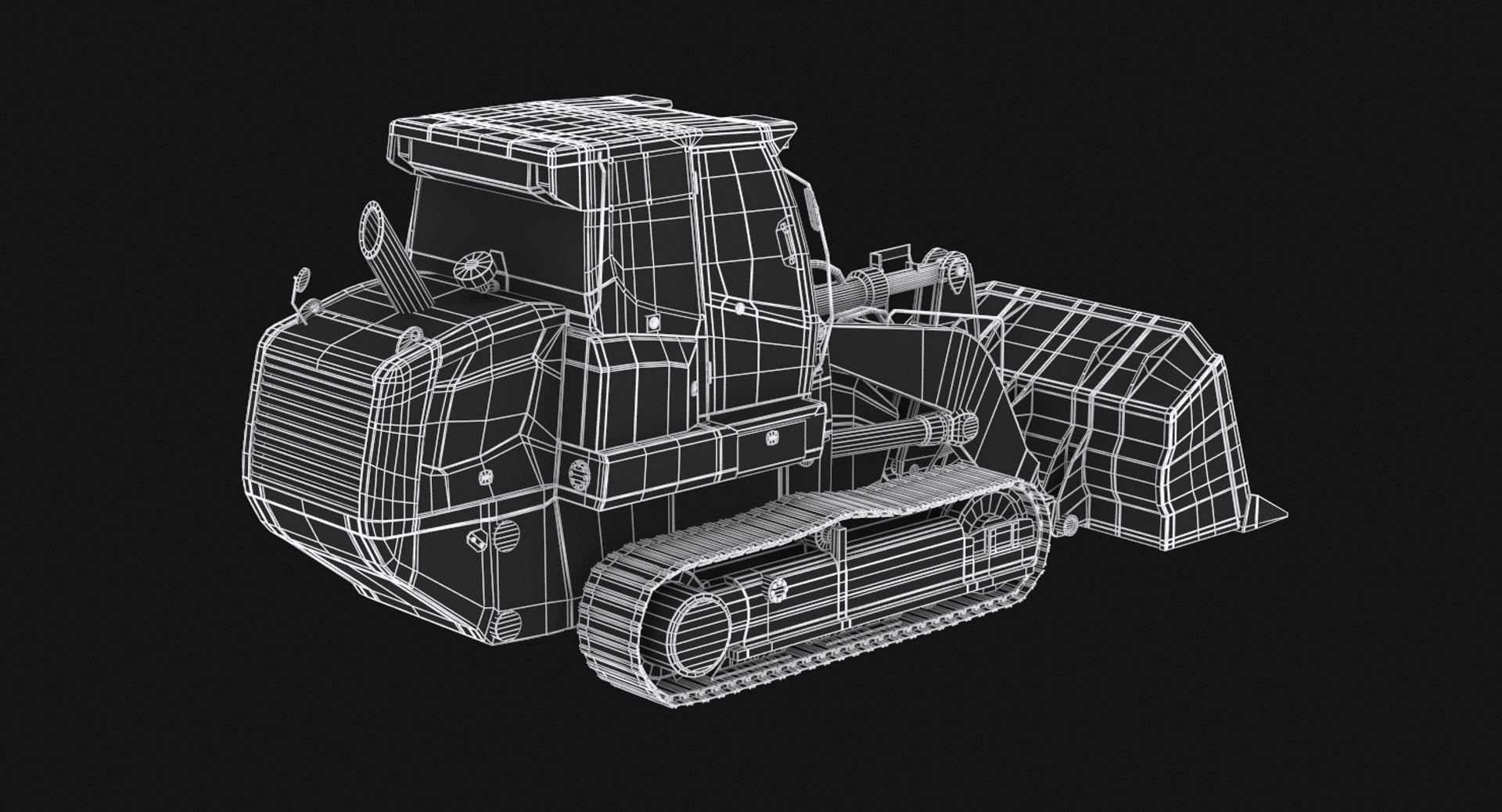 Crawler Loader 3d Model