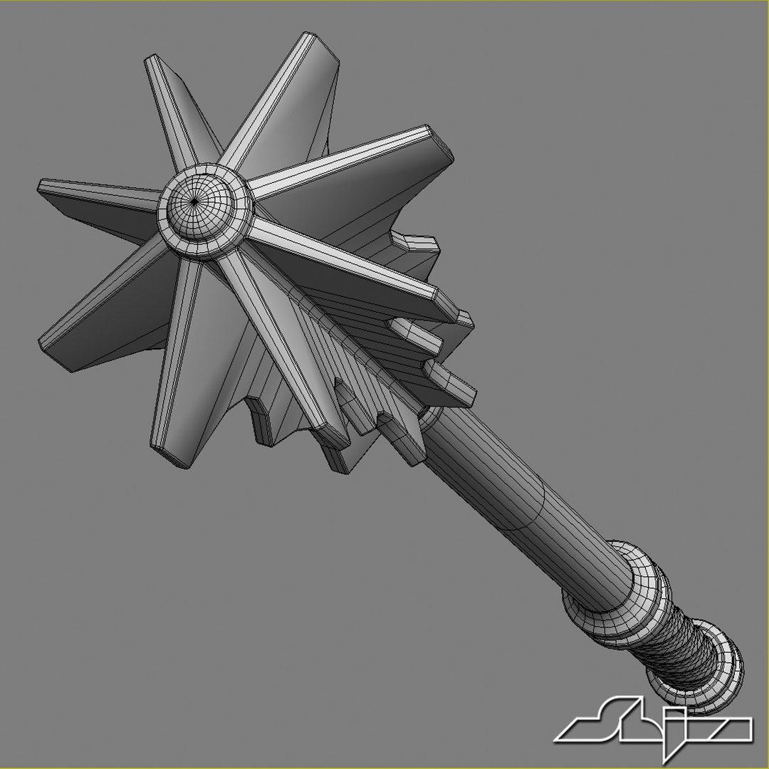 3d Medieval Mace 2 Model