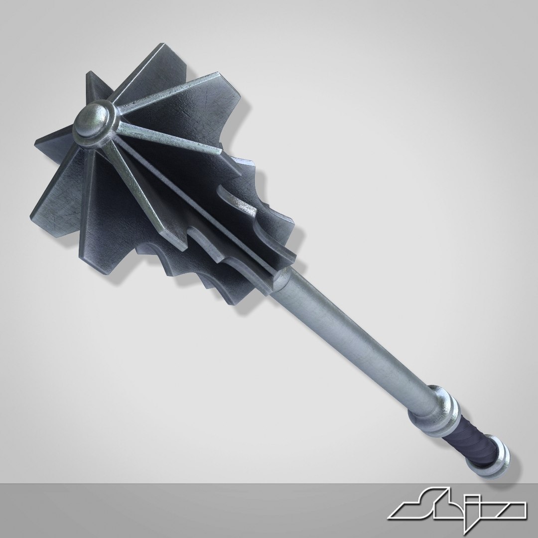 3d Medieval Mace 2 Model