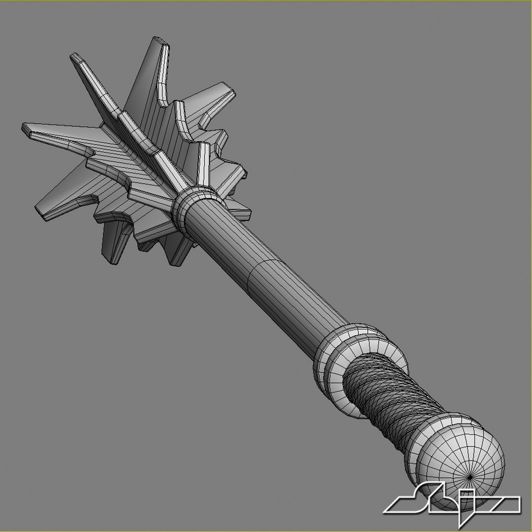 3d Medieval Mace 2 Model