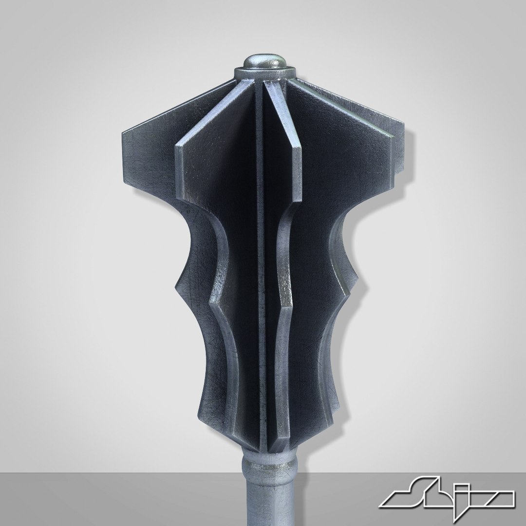 3d Medieval Mace 2 Model
