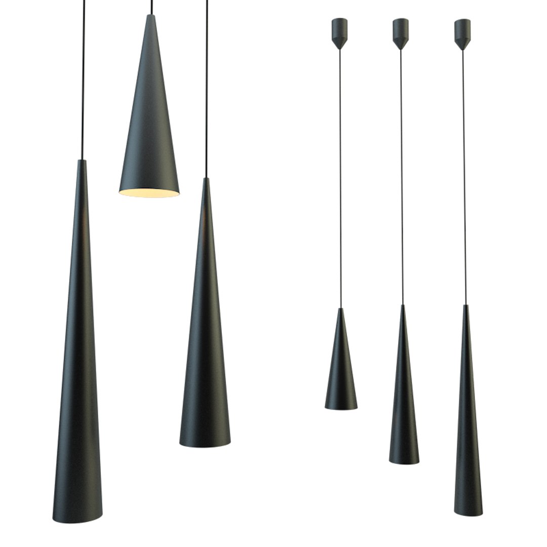 Summit grande pendant lamp 3D model - TurboSquid 1235688