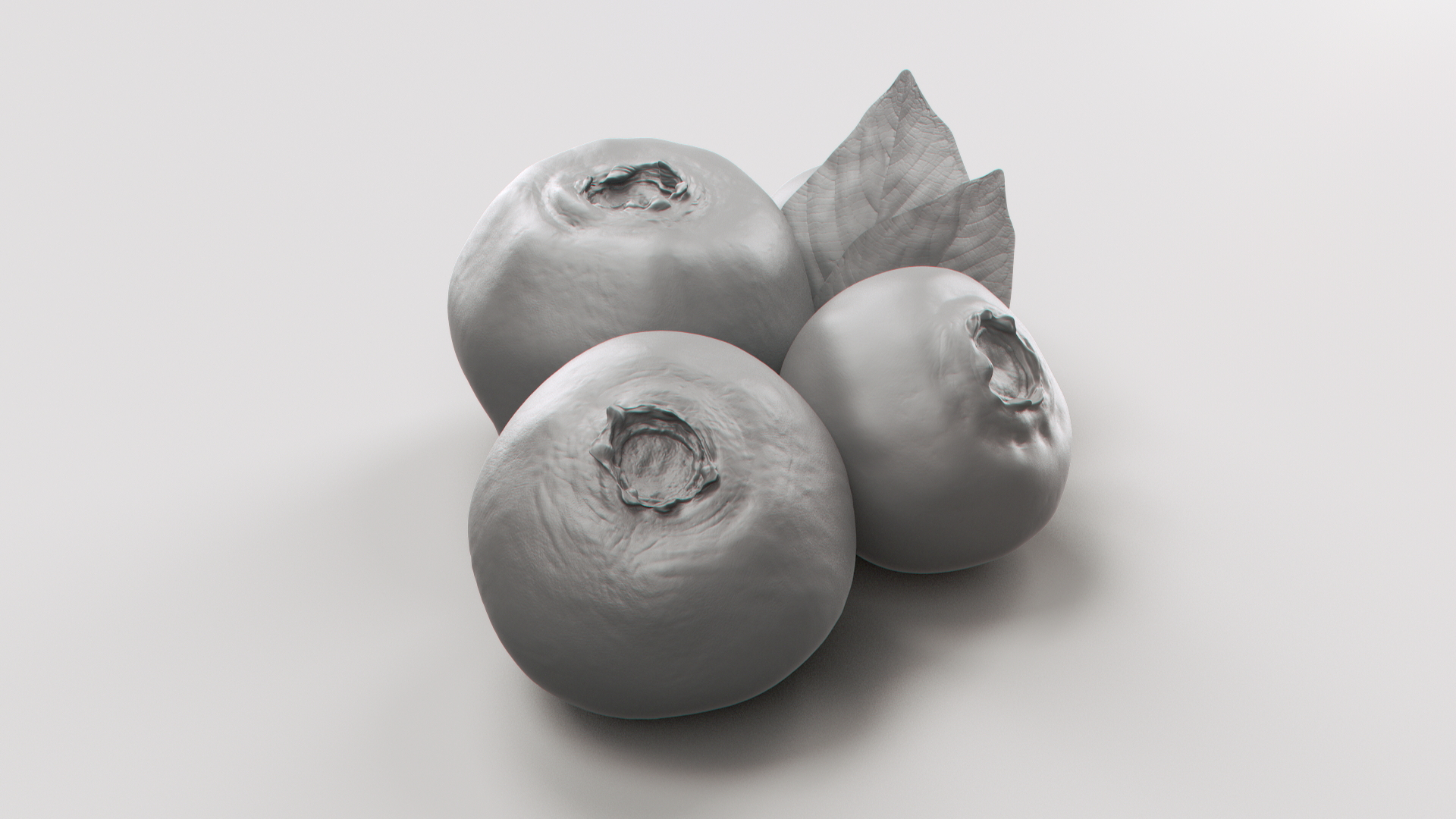 Blueberries Blue 3D - TurboSquid 1651083