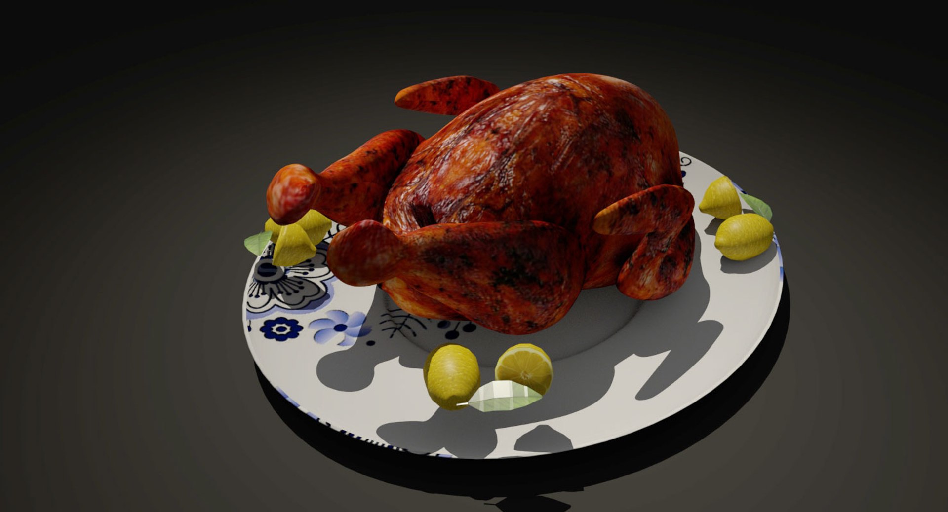 3D Food Chicken Ar Vr Model - TurboSquid 1240492