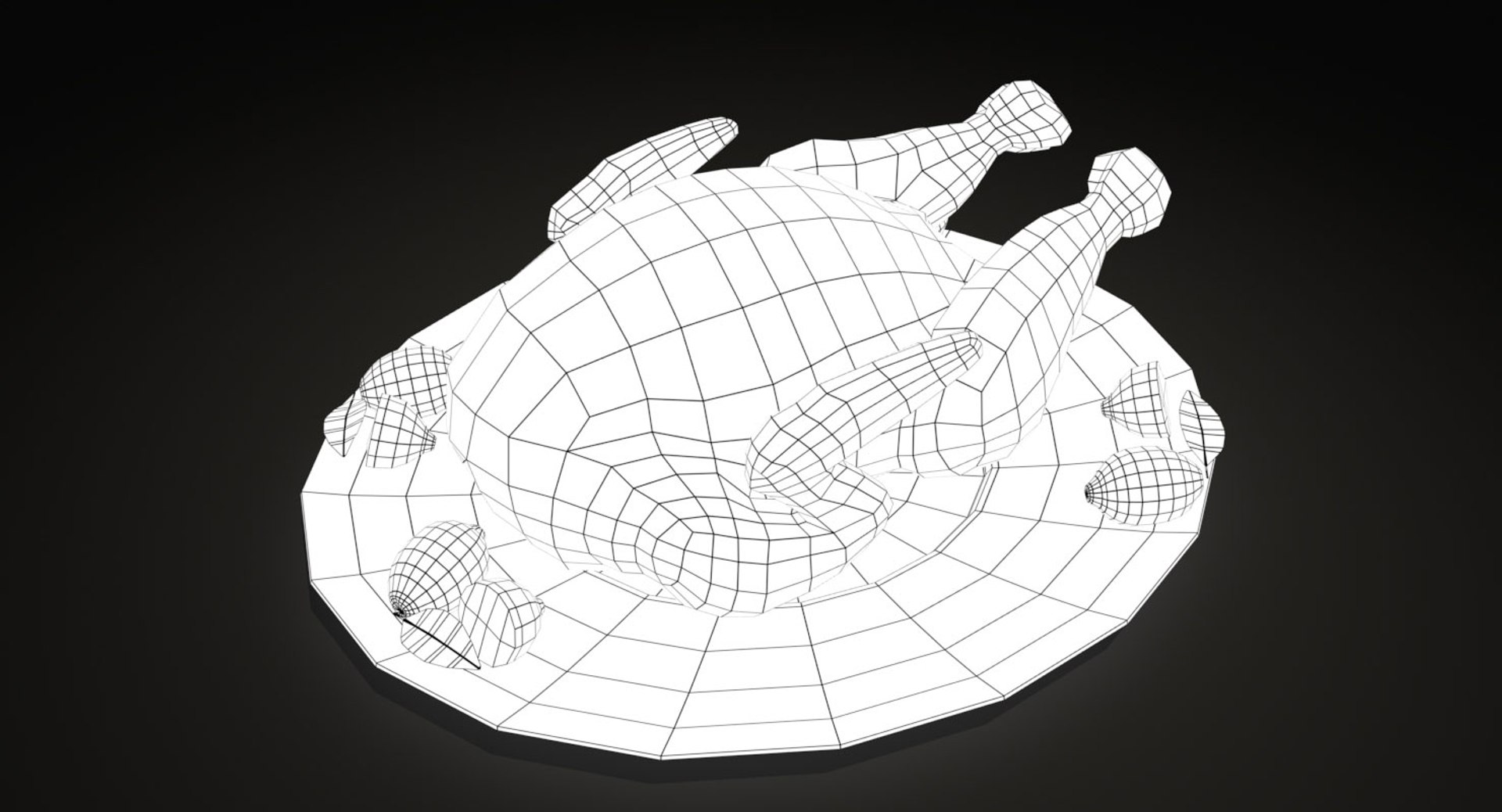 3D Food Chicken Ar Vr Model - TurboSquid 1240492