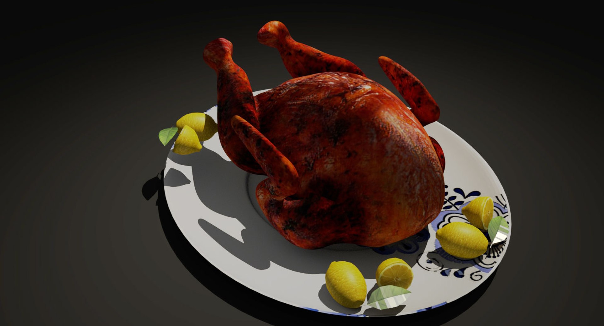 3D Food Chicken Ar Vr Model - TurboSquid 1240492