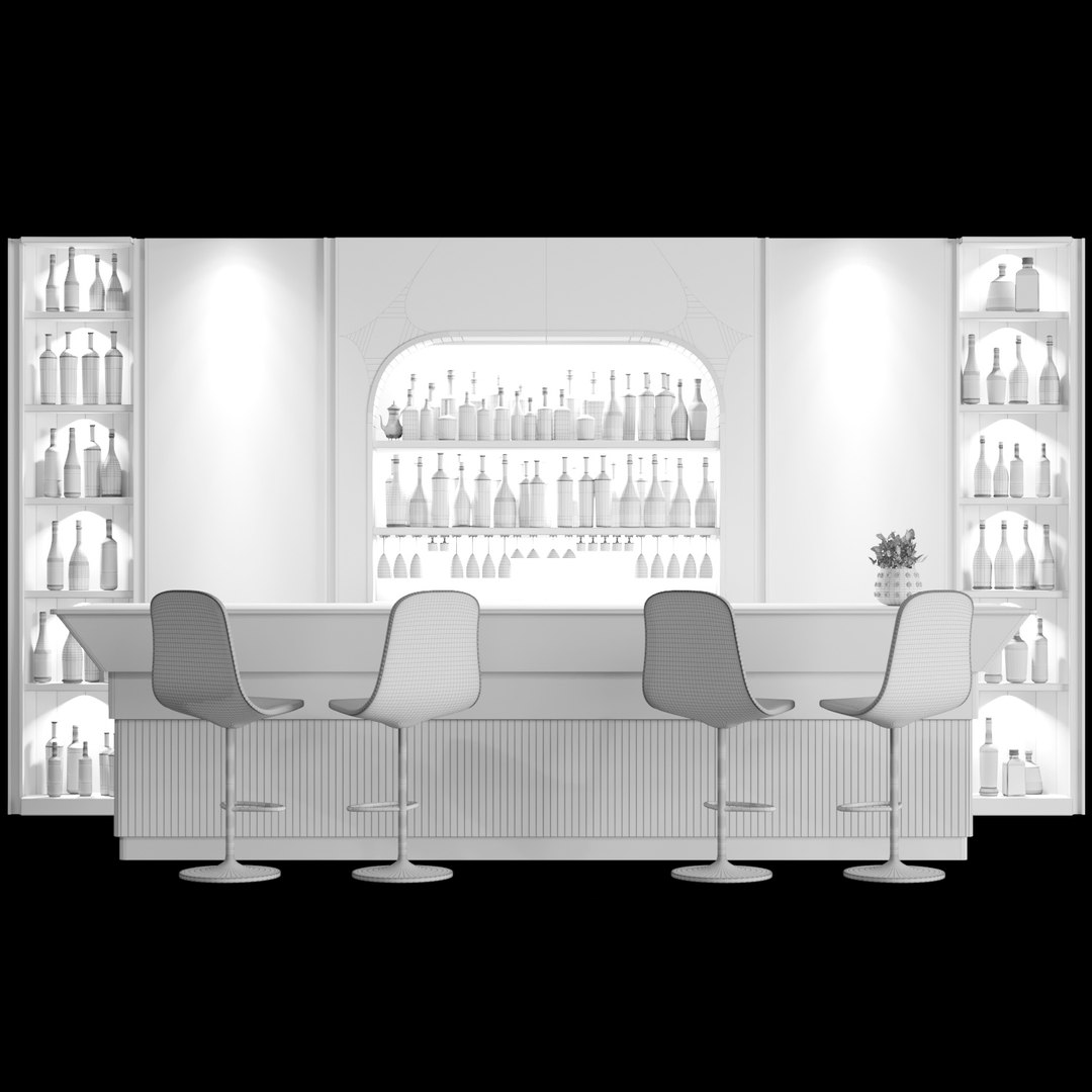 Bar Design Project 3D - TurboSquid 1933224