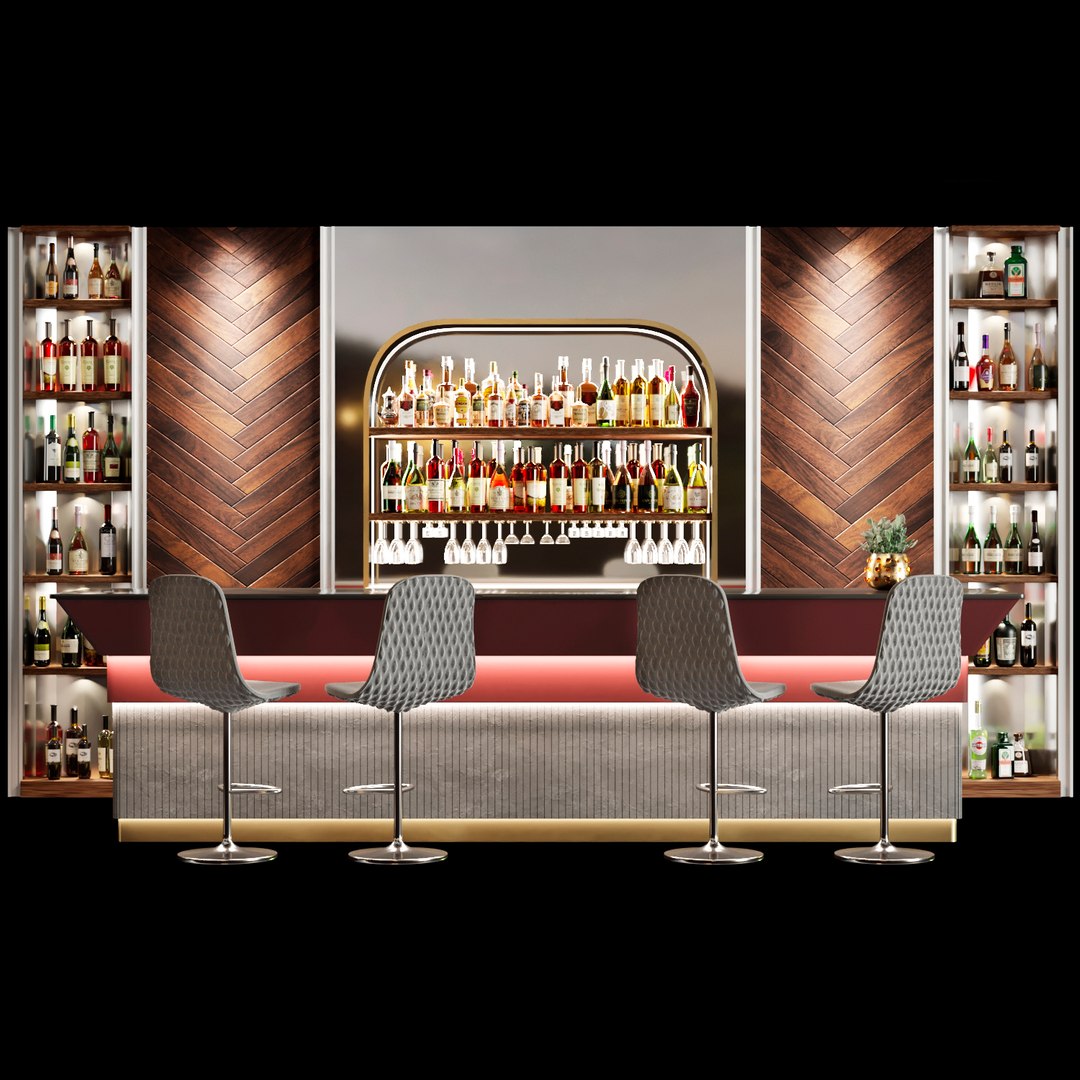 Bar Design Project 3D - TurboSquid 1933224