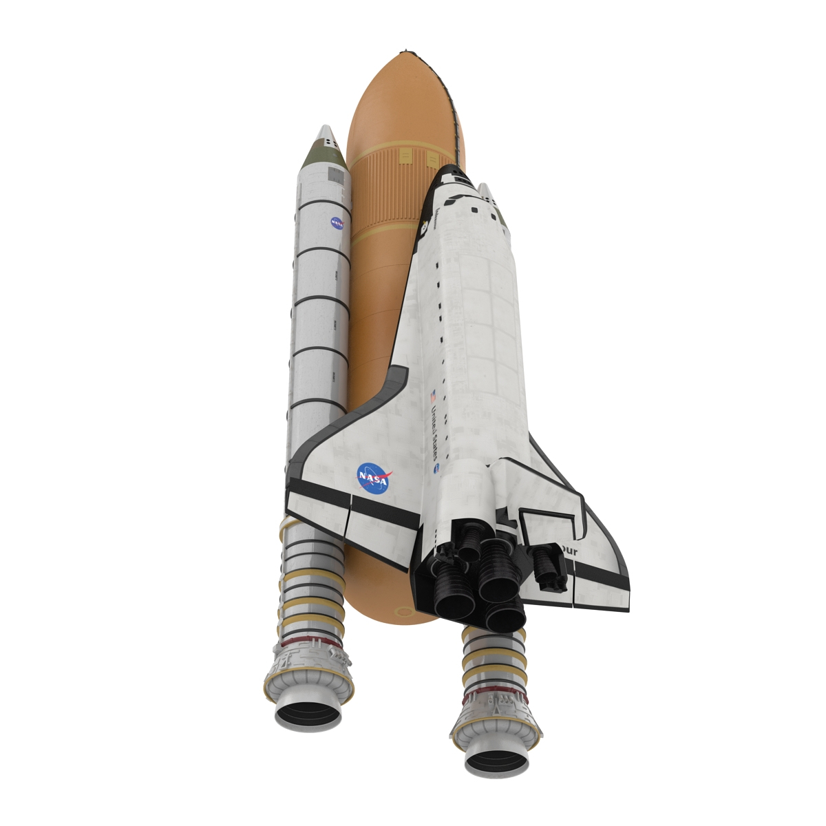 max space shuttle endeavour boosters