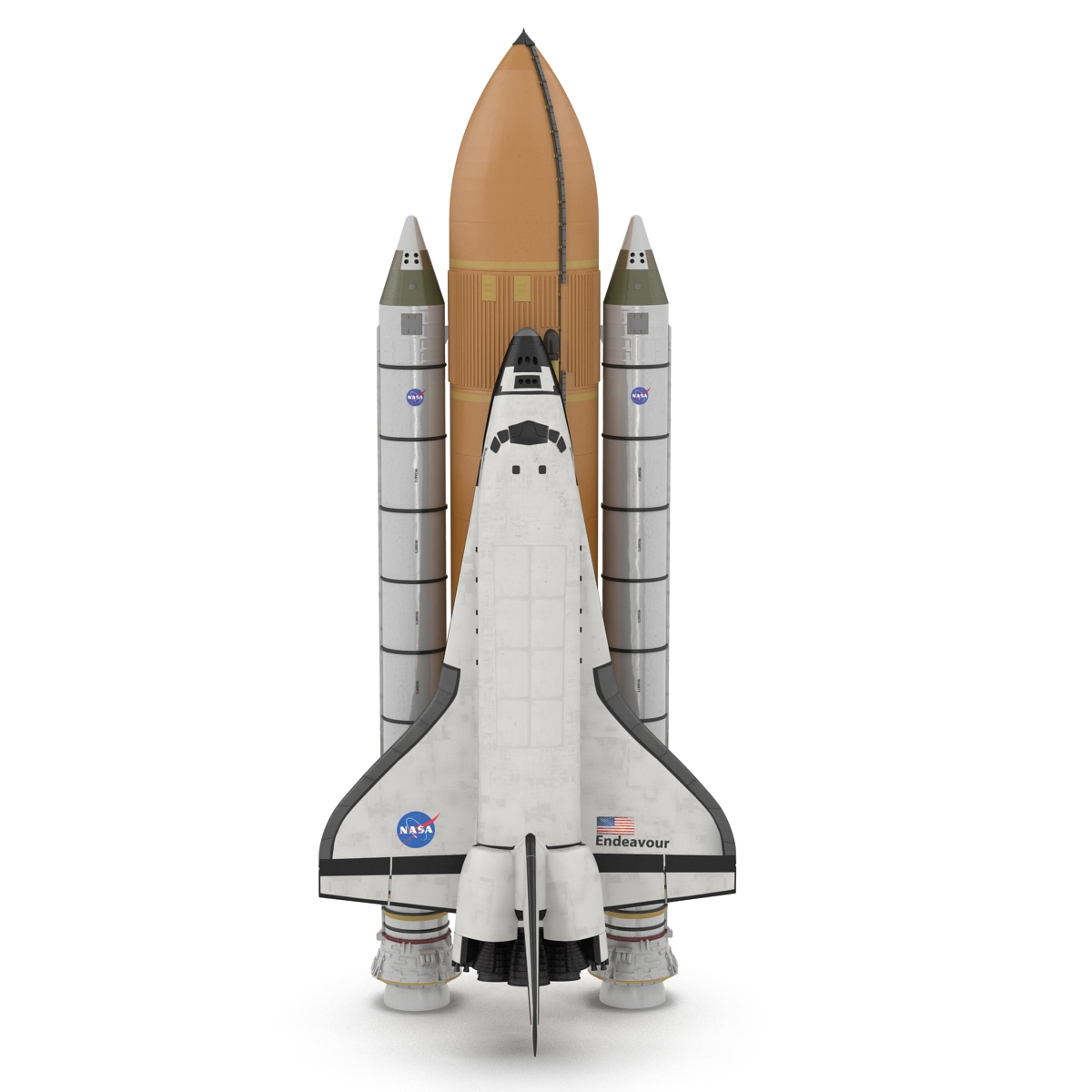 max space shuttle endeavour boosters