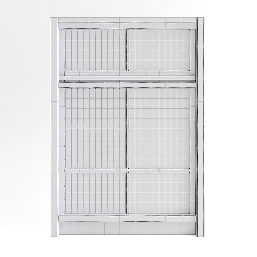 3D Factory Side Wall With Windows - TurboSquid 2255719