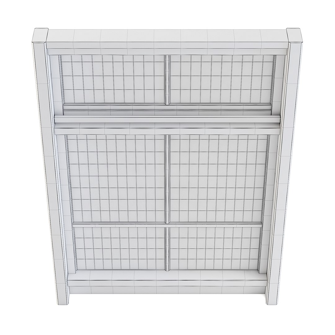 3D Factory Side Wall With Windows - TurboSquid 2255719