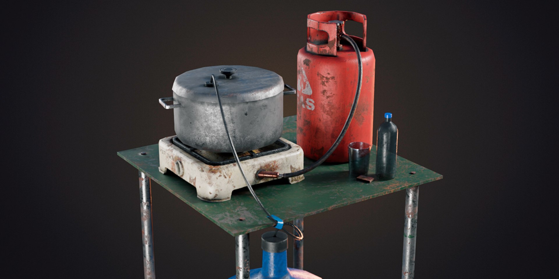 3D Handmade Distiller Model - TurboSquid 1598568