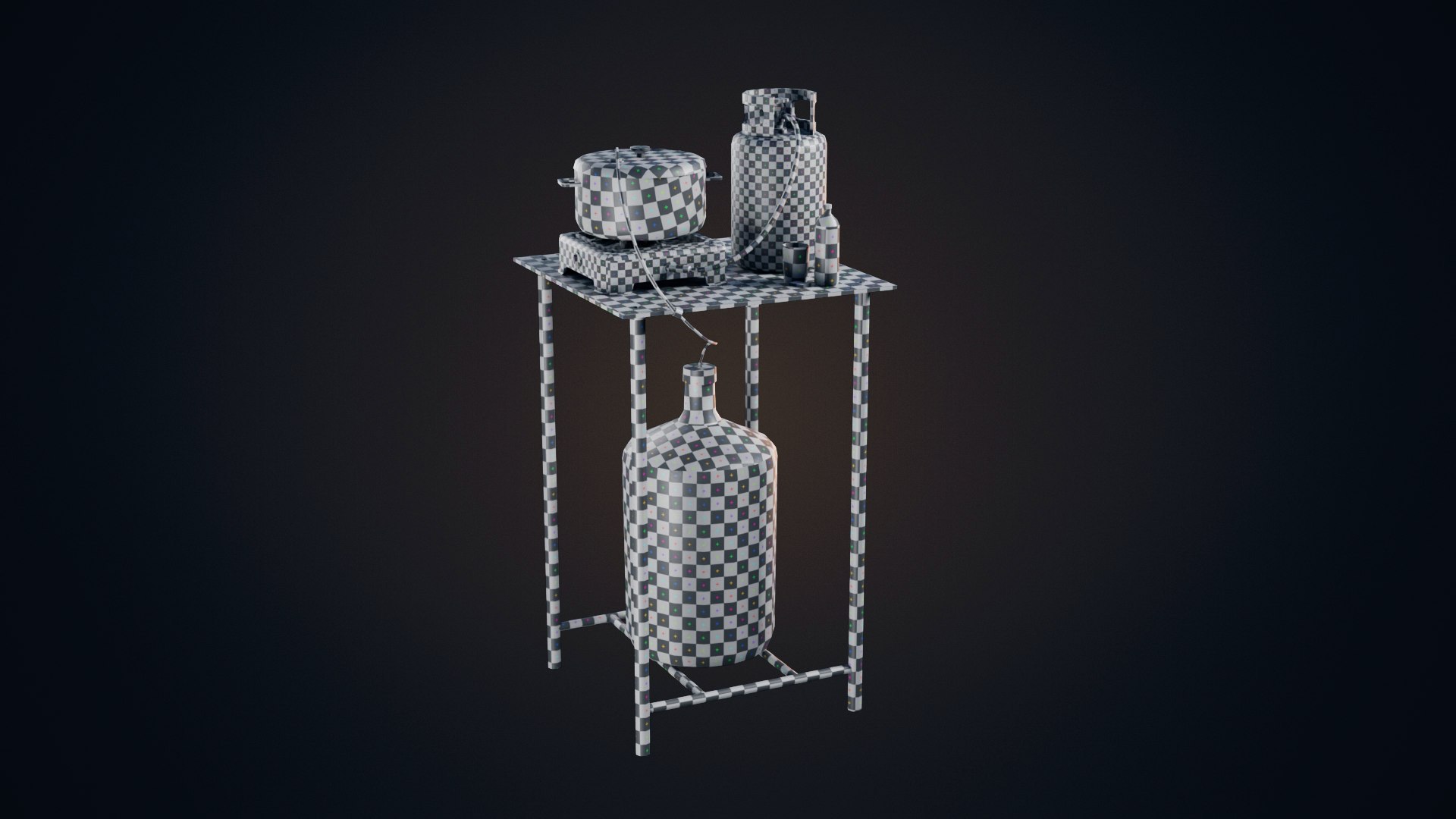 3D Handmade Distiller Model - TurboSquid 1598568