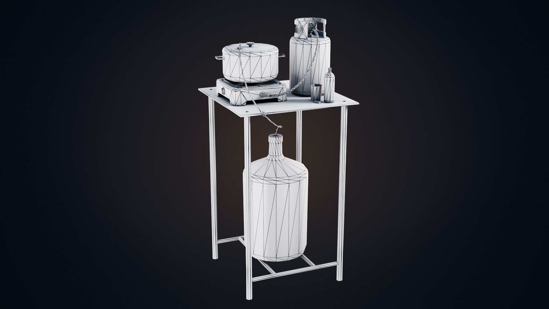 3D Handmade Distiller Model - TurboSquid 1598568