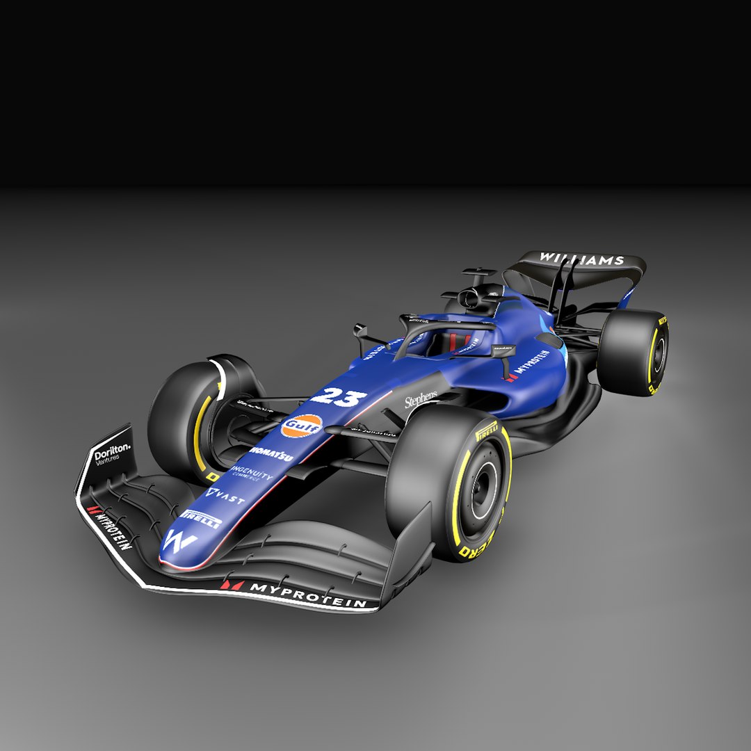 Williams F1 2024 -model 3D Model 3D - TurboSquid 2217313