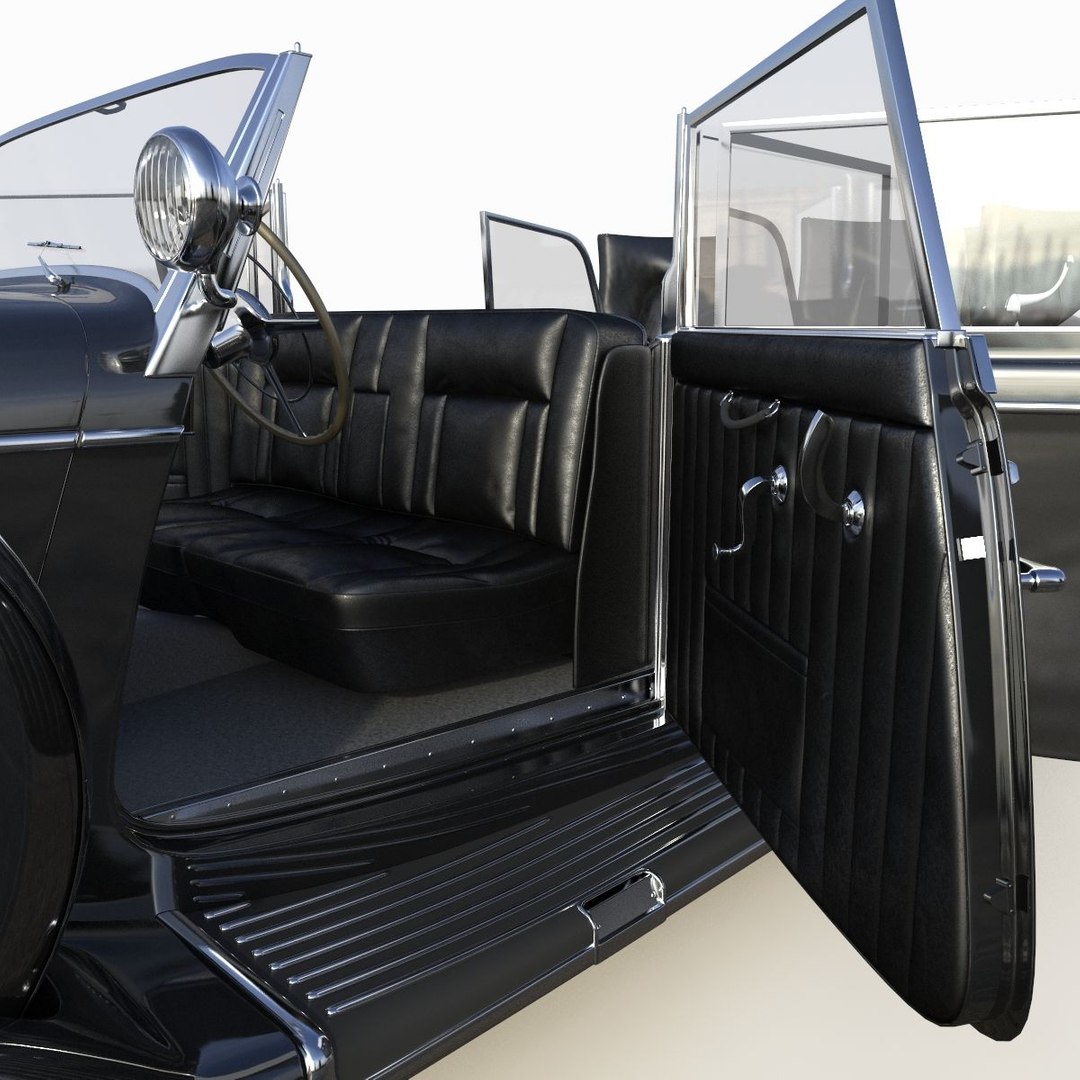 mercedes-benz 770k w150 3d obj